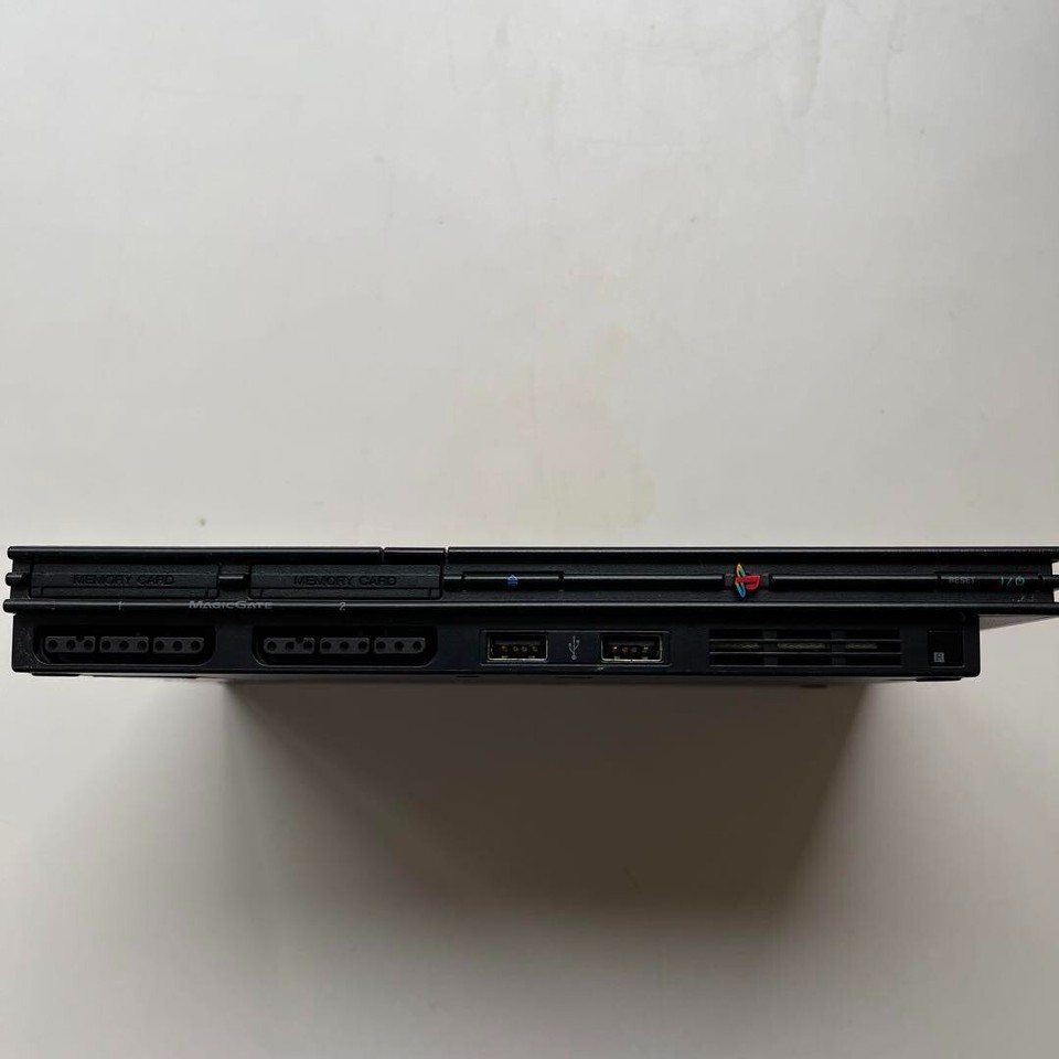 SCPH-70000 Black Playstation2 System Console Only PS2 Slim Tested NTSC ...