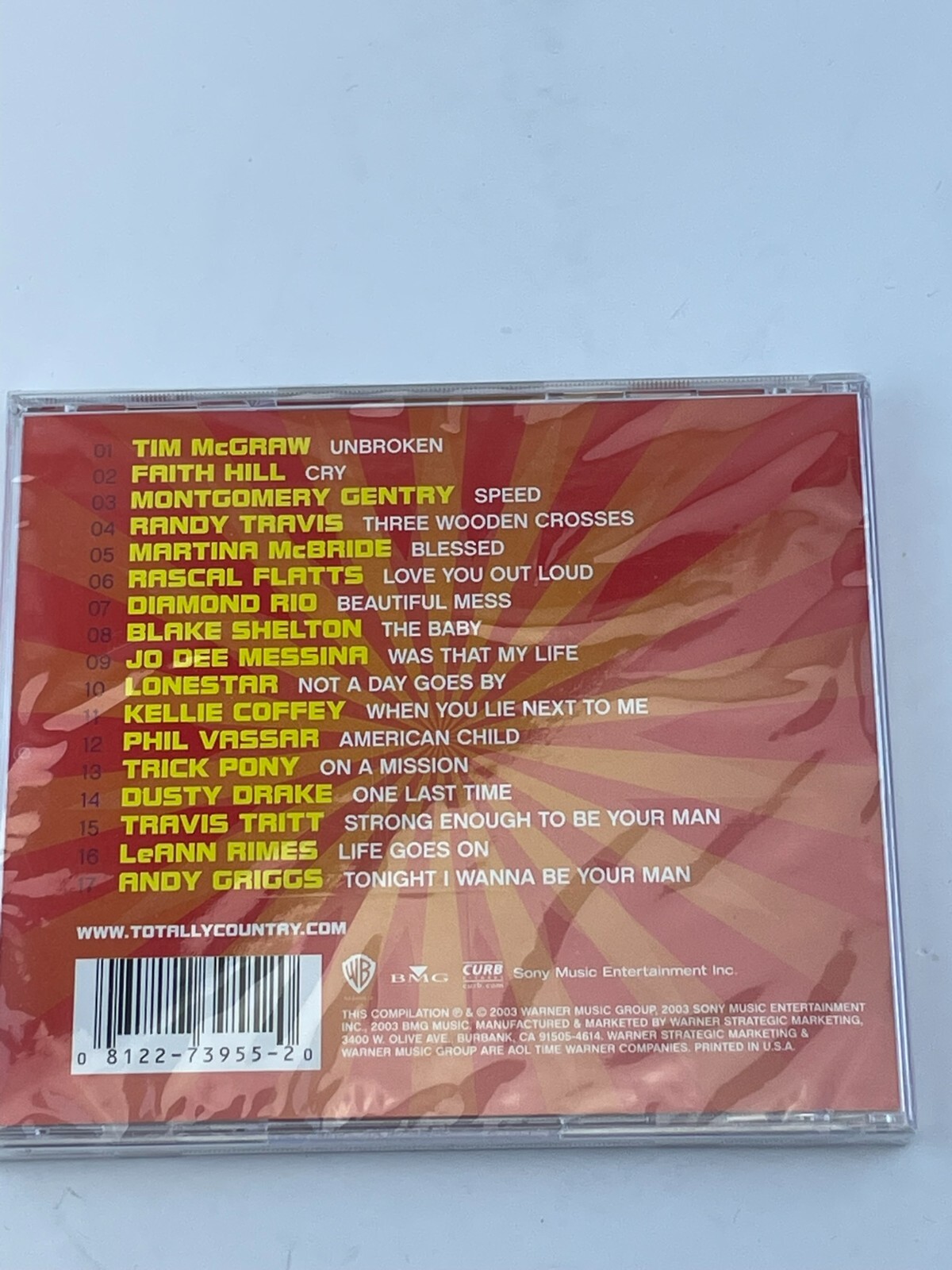 Totally Country, Vol. 3 by Various Artists (CD, Sep-2003, Curb) for ...