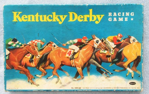 Vintage 1938 Kentucky Derby Racing Game Whitman Publishing Complete ...