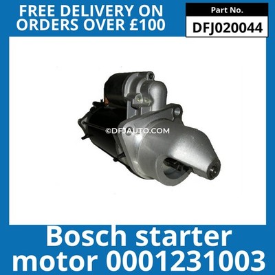 Bosch starter motor 0001231003 | eBay