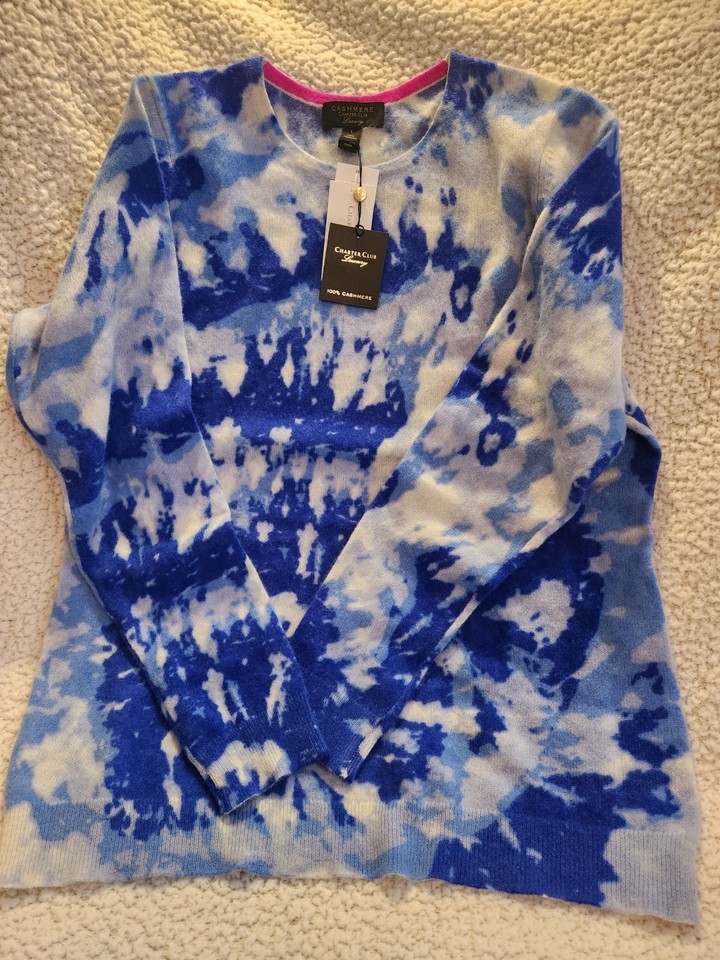 Ladies Size Large 100% Cashmere Crewneck Sweater NWT | eBay