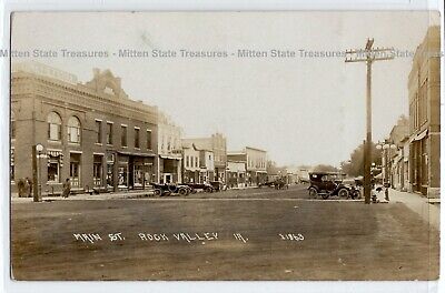 Main Street, Rock Valley, Iowa; Sioux County history photo postcard ...