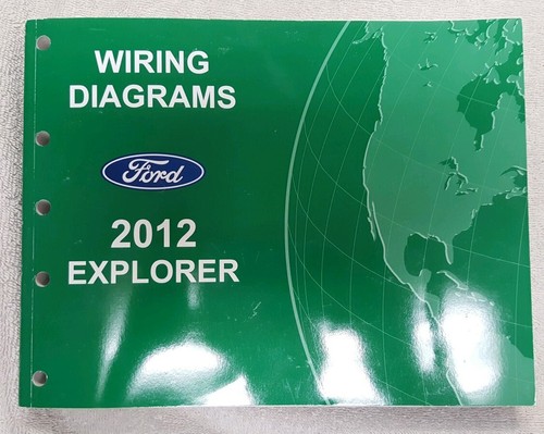 2012 Ford Explorer WIRING DIAGRAM Manual | eBay
