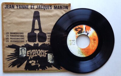 Jean Yanne And Jacques Martin 45T 71022 Year 1960 Barclay-Les ...