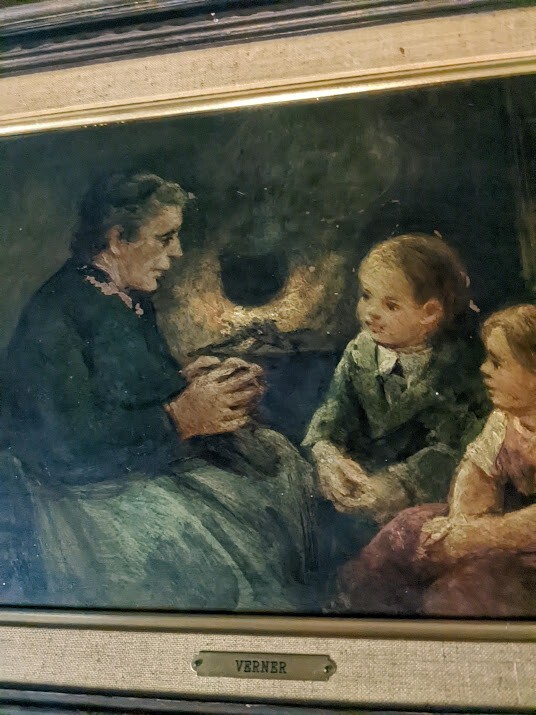 Artist, "Verner" Original Art American Southern Woman & Children ...