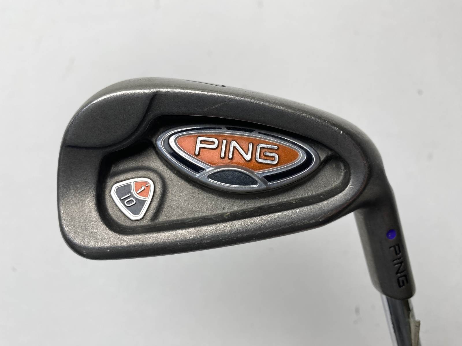 Ping i10 Single 7 Iron Purple Dot 1* Flat KBS Tour Regular Steel Mens ...