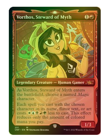 Vorthos, Steward of Myth (Showcase) FOIL Unfinity MTG | eBay