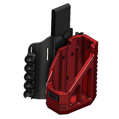 3D Printed Fast Draw Drop Leg Holster for Nerf Rival Kronos Pistol ...