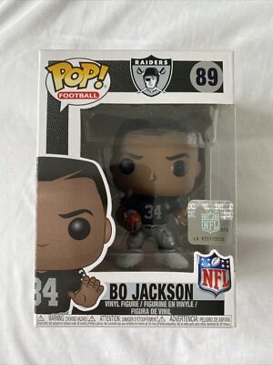 Funko Pop! Football Los Angeles Raiders BO JACKSON #89 NFL 2017 Vaulted ...