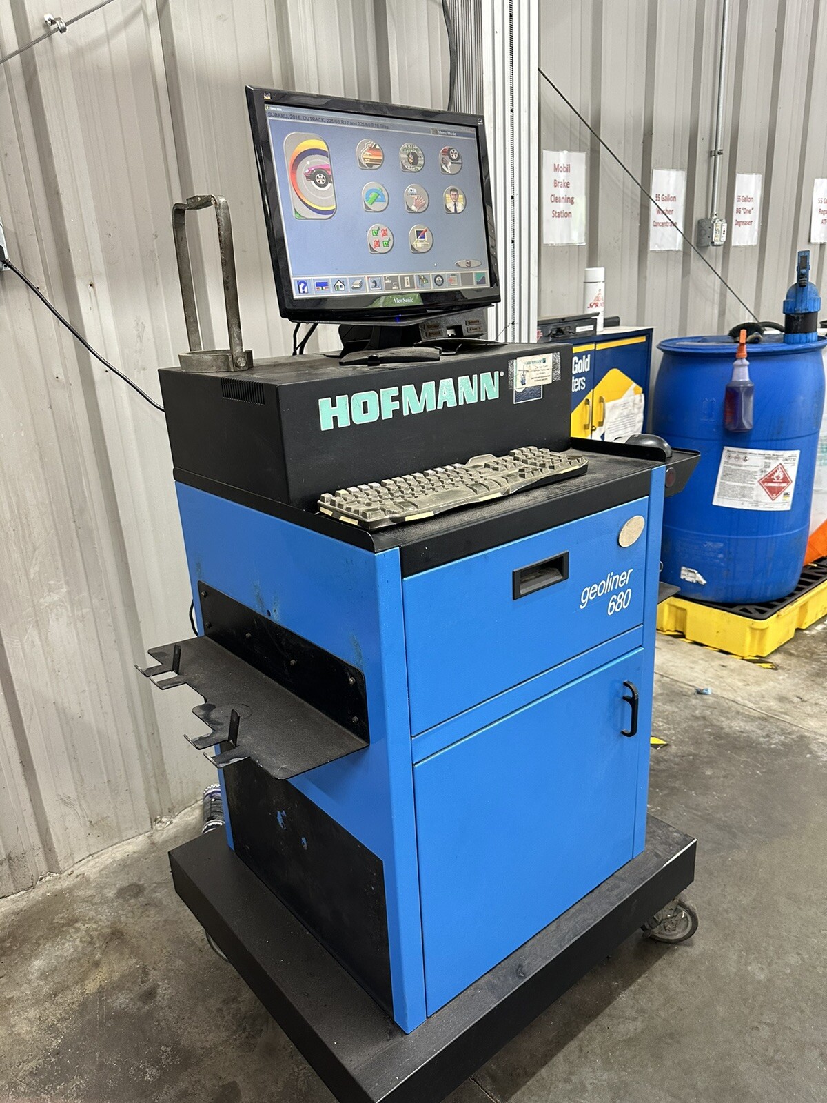 alignment machine, Hofmann geoliner 680, with 4 post alignment lift ...