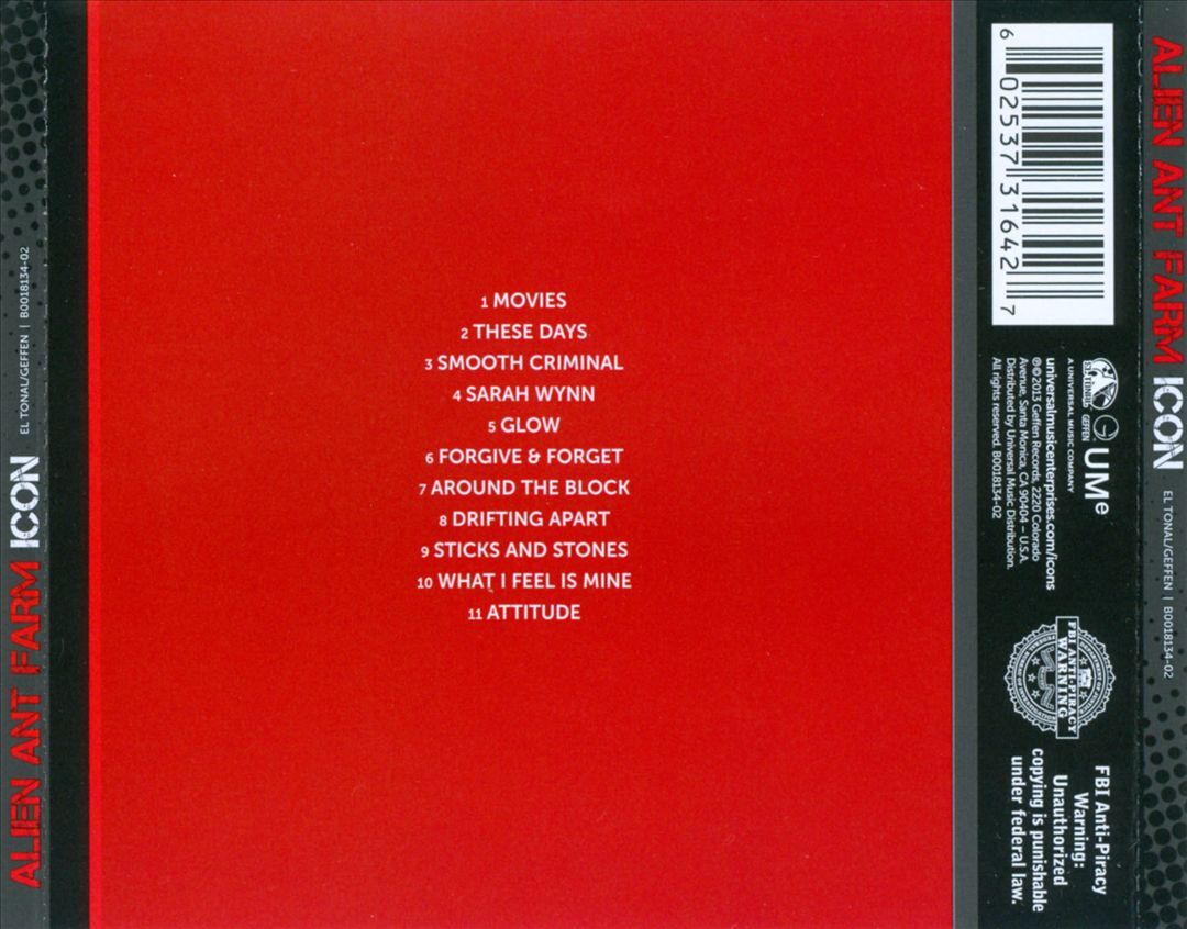 ALIEN ANT FARM ICON NEW CD 602537316427| eBay