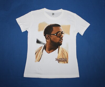 Y2K Kanye West Shirt Late Registration Hip Hop Rap Women's Tee Medium ...
