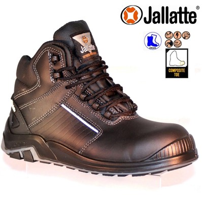 JALLATTE S3 LEATHER MENS LIGHTWEIGHT COMPOSITE SAFETY TOE CAP WORK ...