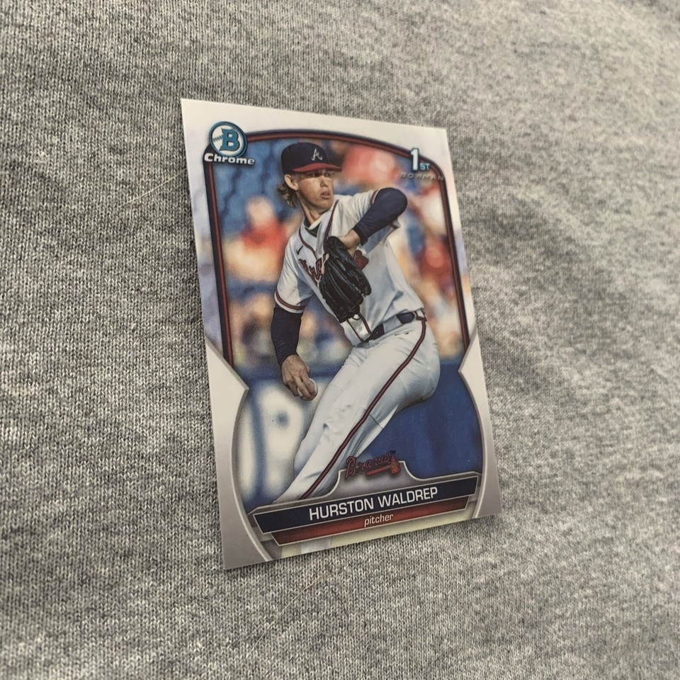 HURSTON WALDREP BRAVES RC 1st card 2023 BOWMAN DRAFT #BD- 114 | eBay