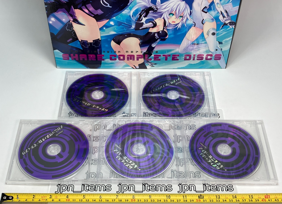 Hyperdimension Neptunia Share Complete Discs Limited Edition 5CD 2014 ...