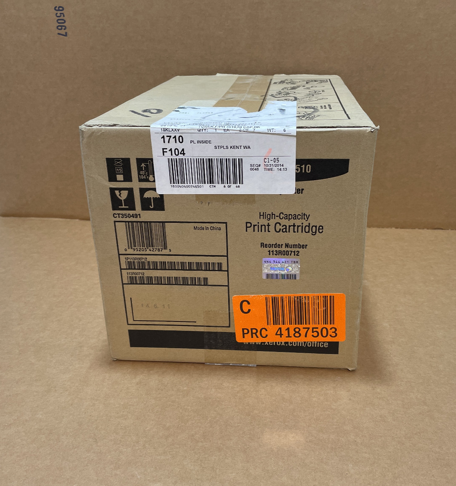 Xerox 113R00712 Black High Capacity Toner Cartridge | eBay