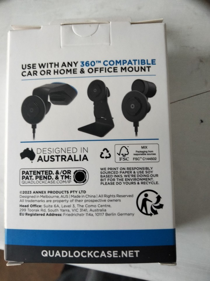 QUADLOCK HEAD WIRELESS CHARGER | eBay UK
