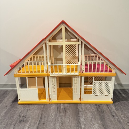 VINTAGE 1978 Or 1979 Mattel BARBIE DREAM HOUSE A-FRAME ORIGINAL ORANGE ...