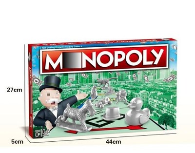 Monopoly Classic Brettspiel mit Fingerhut-Spielfigur von Hasbro - Neu ...