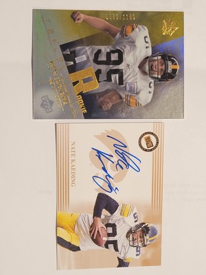 2 Nate Kaeding Rookies - Press Pass Autograph / Selections/1199 Iowa ...