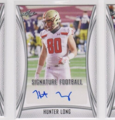 2021 Leaf Draft HUNTER LONG Los Angeles Rams Rookie AUTO | eBay