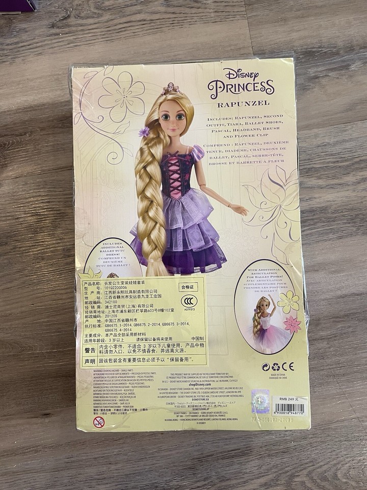 DISNEY STORE PRINCESS RAPUNZEL BALLET DOLL NEW WITH BOX | eBay
