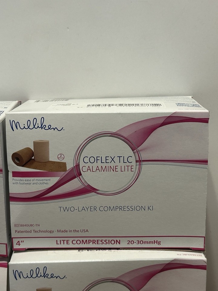4 Milliken CoFlex TLC Calamine Lite Two-Layer Compression Kits 4” 20 ...