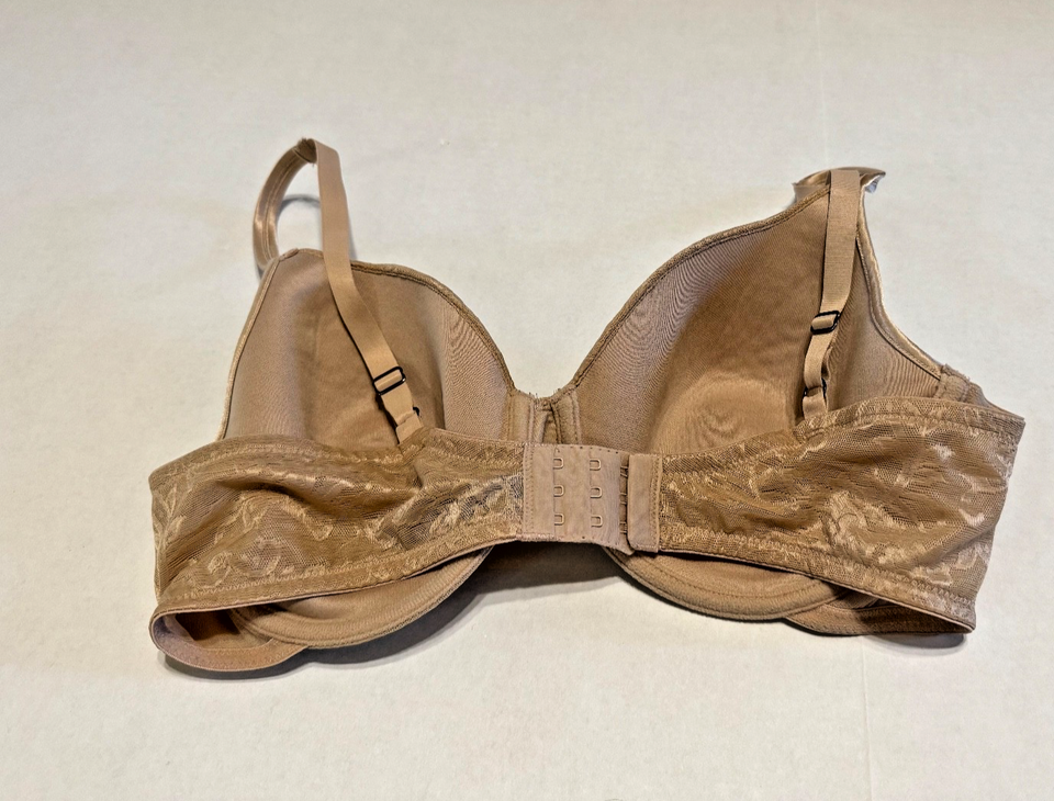 NWT Warner's Underarm-Smoothing Wireless Bra 36DD Beige No Side Effects ...