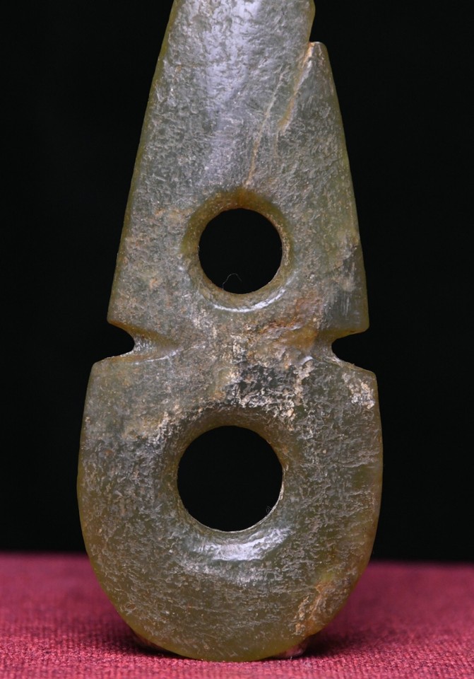 7CM Chinese Hongshan Culture Old Jade Carve Gourd YuBi YuBi Amulet Pendant | eBay