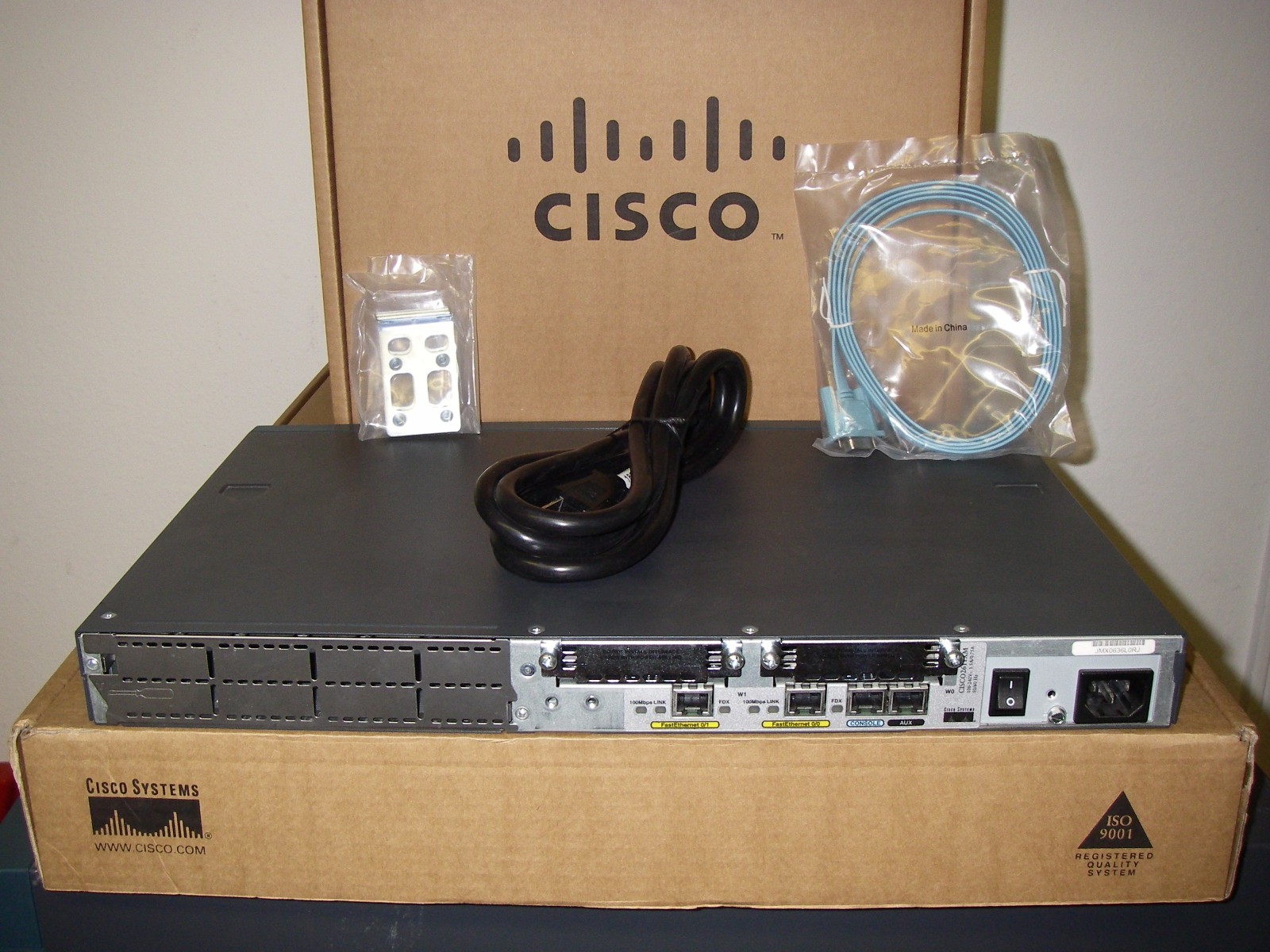 Cisco 2610XM Router AIM-VPN/SSL-1 12.3 WIC-1DSU-T1 32F/64D LAB 1-Year ...