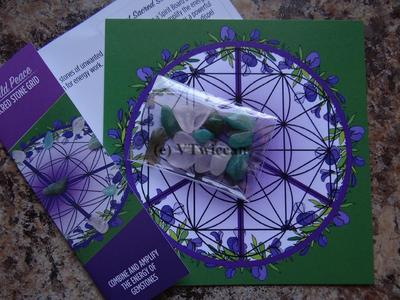 * WORLD PEACE * Little Grid Kit Stone Crystal Divination Metaphysical ...
