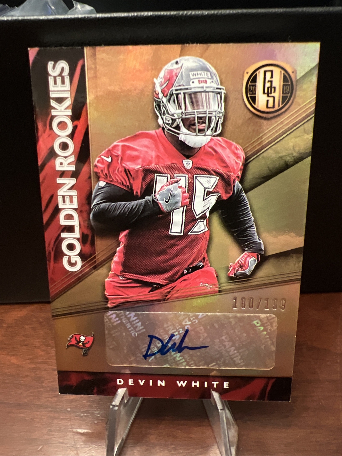 2019 Panini Gold Standard Golden Rookies /199 Devin White #GRA-DW ...