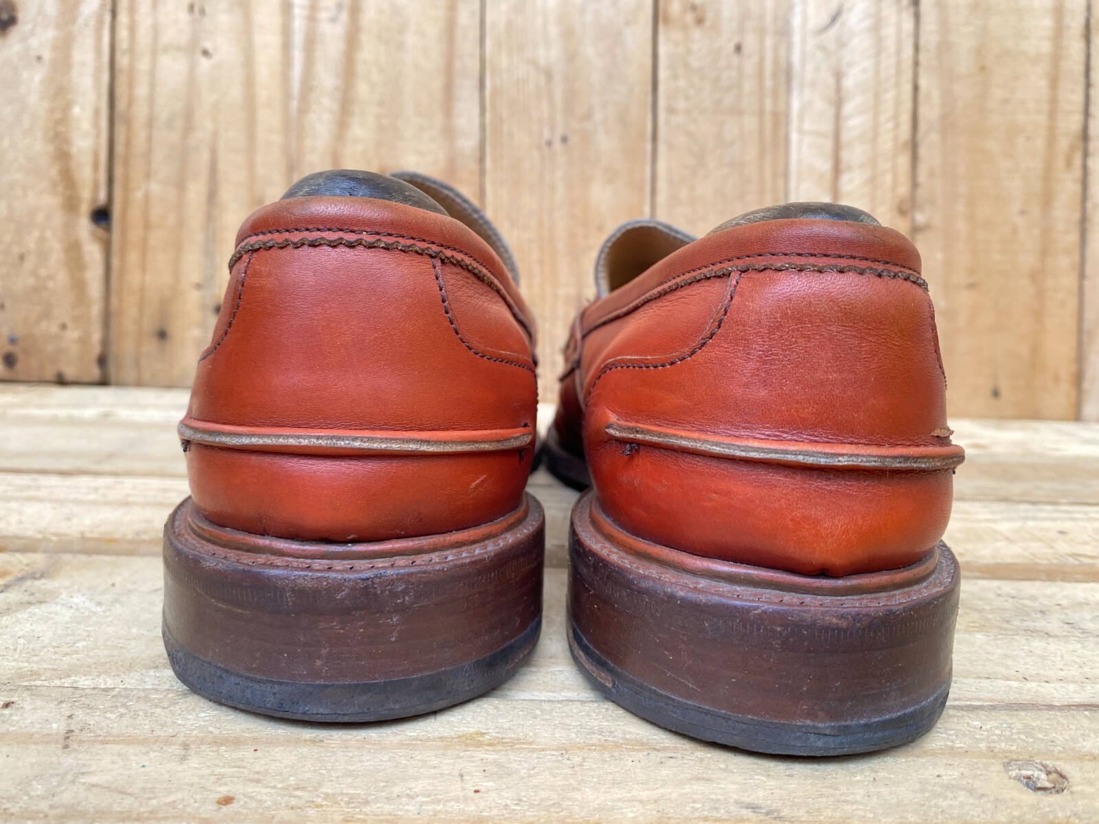 Trickers James Apron Stitch Split Toe Loafer Brown Sz:- UK 8 | US 9 | eBay