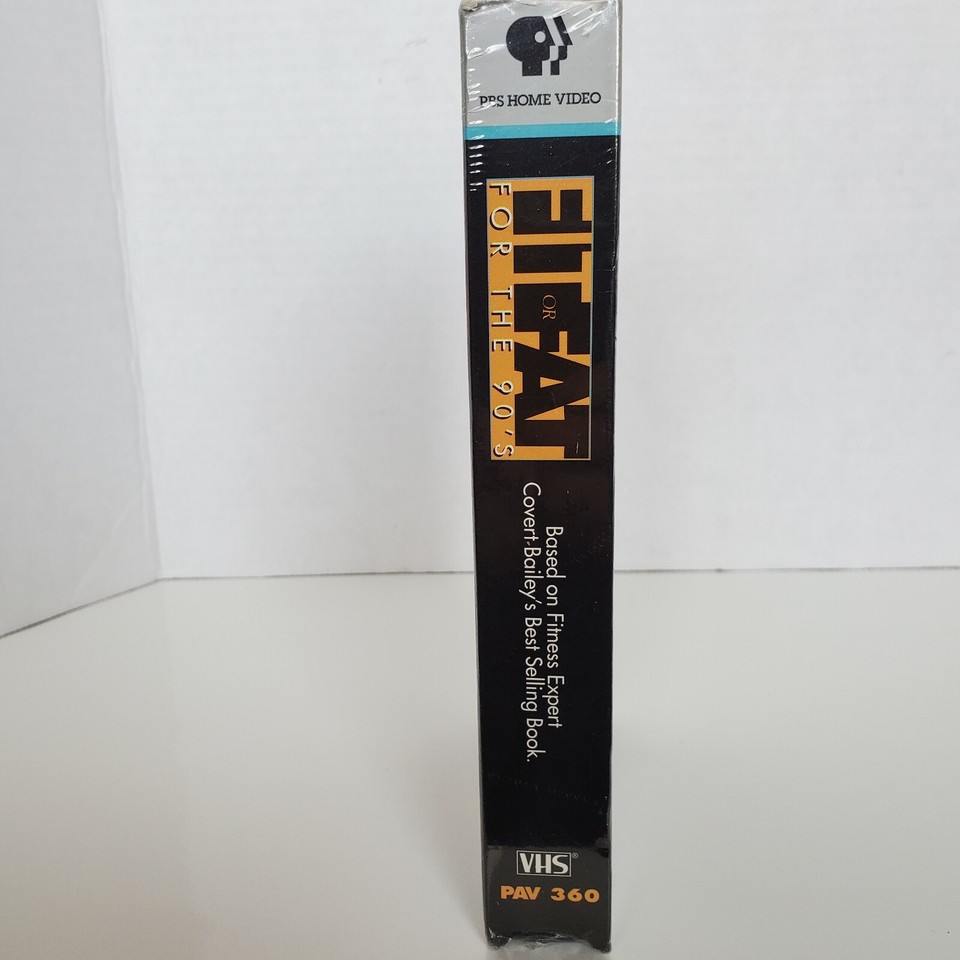Fit or Fat For The 90s VHS PBS Home Video FITNESS EXPERT Covert Bailey ...