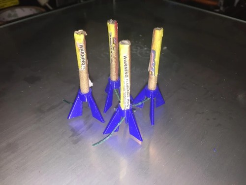 3d Printed Firework Rocket Stand / Holder Compact Design 4th July ...