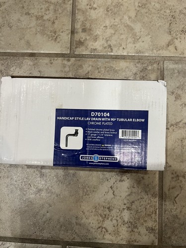 Chrome Plated Handicap Style Lav Drain with One Piece Tubular Elbow ...