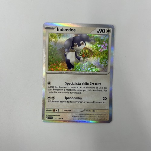 Pokemon Card INDEEDEE HOLO (IT) | 153-198 Scarlet and Violet | eBay