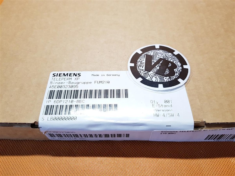 Siemens Teleperm XP FUM 210 6DP1210-8BC / 6DP1 210-8BC | eBay