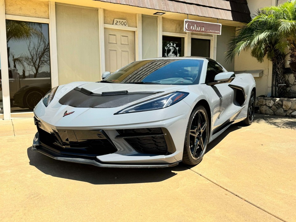 Car Bonnet Hood Bra For Chevrolet Corvette C8 2020 2021 2022 2023 2024 ...