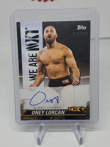 2021 Topps WWE NXT Oney Lorcan - Exclusive SP On Card Autograph ...