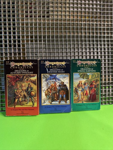 DragonLance Chronicles - Trilogy Complete VOL 1-3- Weis & Hickman 1st Editions | eBay