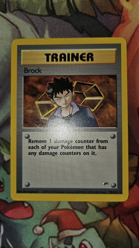 Pokémon TCG - Gym Heroes 98/132 Brock Trainer Non Holo - NM | eBay