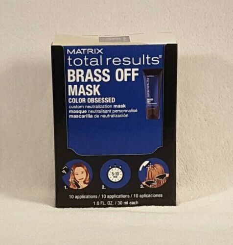 MATRIX Brass Off Color Depositing Custom Neutralization Hair Mask Box ...