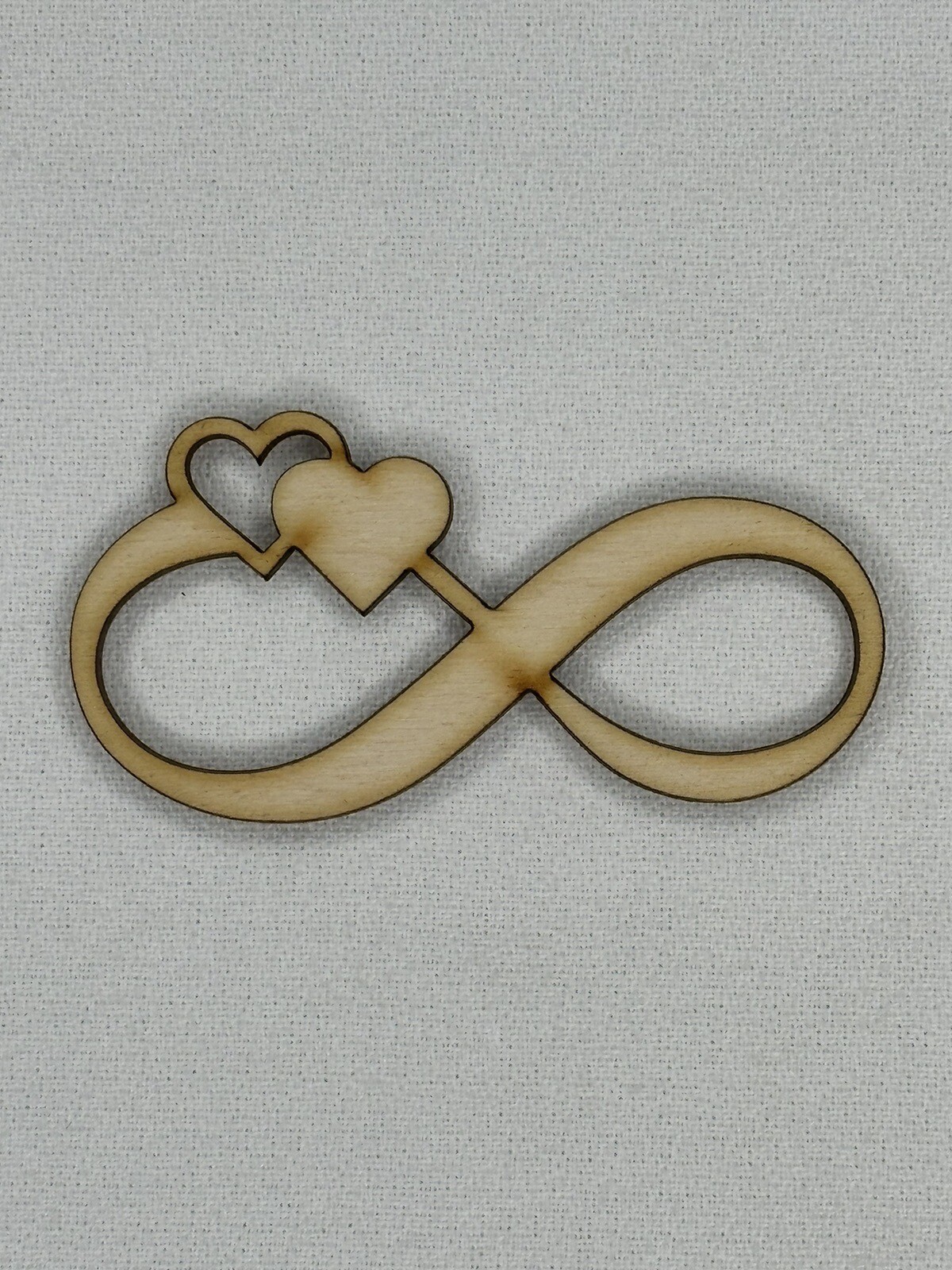 Laser Cut Unfinished Infinity Symbol with Hearts Wood Craft Cutout | eBay