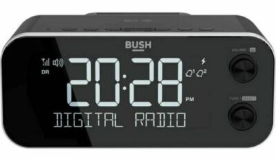 Bush DAB+ Clock Radio with Wireless Charging Dock 7316876 | eBay
