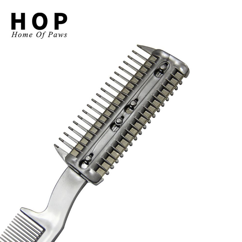 Safe Pet Razor Comb Cleaning Brush Dog Grooming Comb Pet Hair Cutter ...