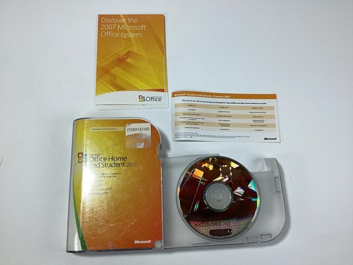 Microsoft Office Home and Student 2007 Software + Key | eBay