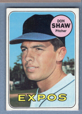 1969 Topps #183 Don Shaw (mk) (b) VG GO577 | eBay
