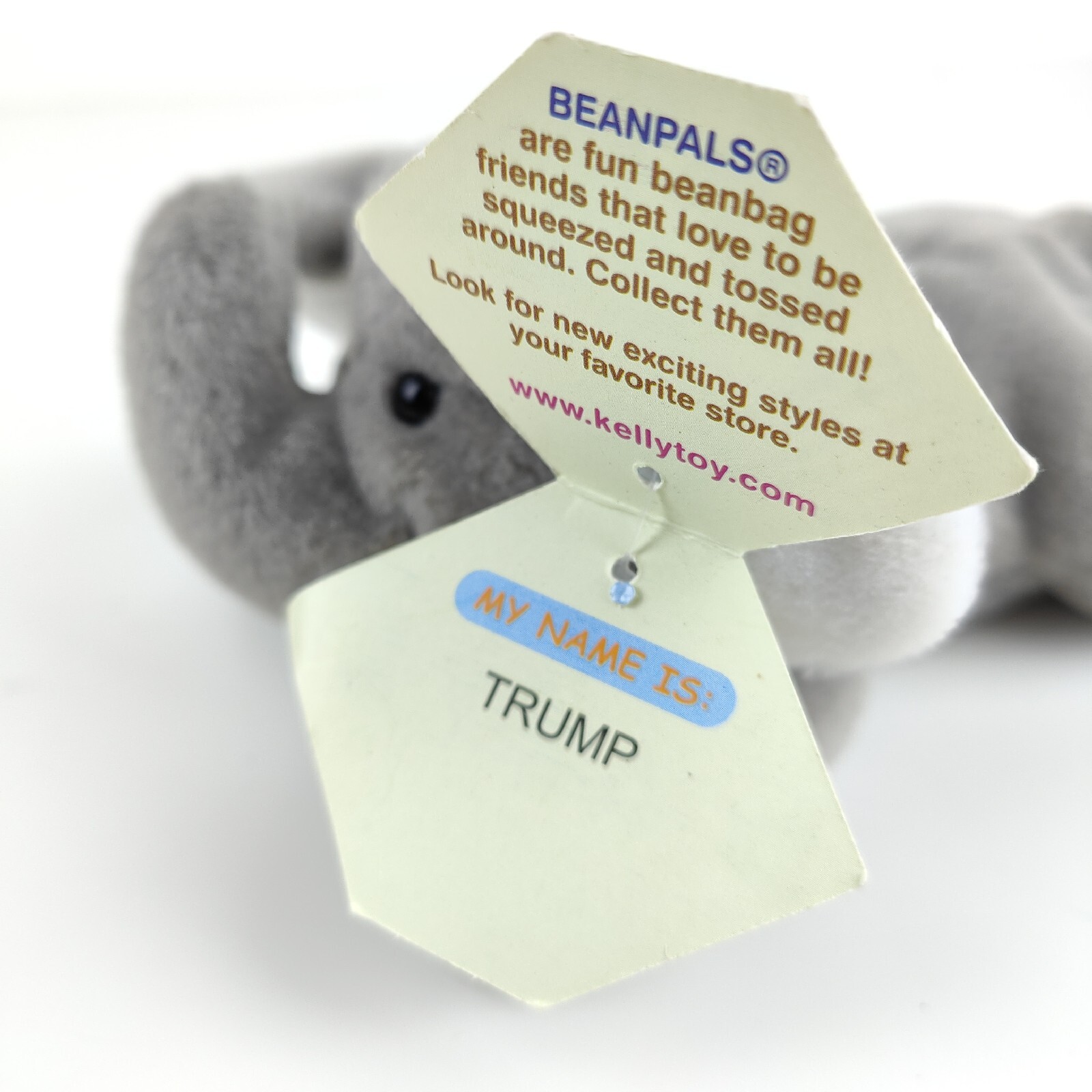 Vintage Kellytoy Original Beanpals - Soft Toy Cat - Tabby - 7.5" - for ...