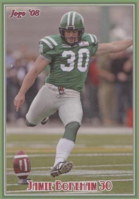 2008 Jogo CFL - Jamie Boreham #38 (RC) for sale online | eBay